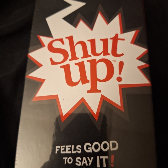 Games | Shut Up Card Game Black And Red | Poshmark